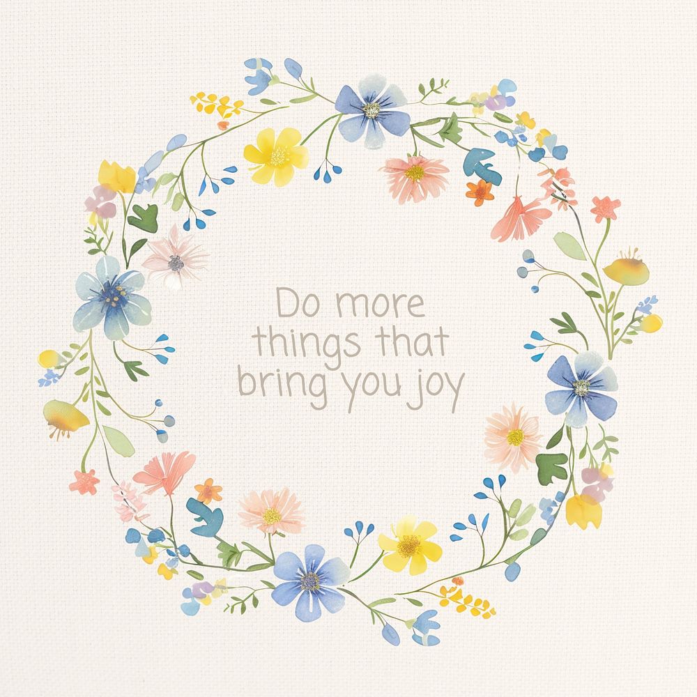 Do more things that bring | Premium Editable Template - rawpixel