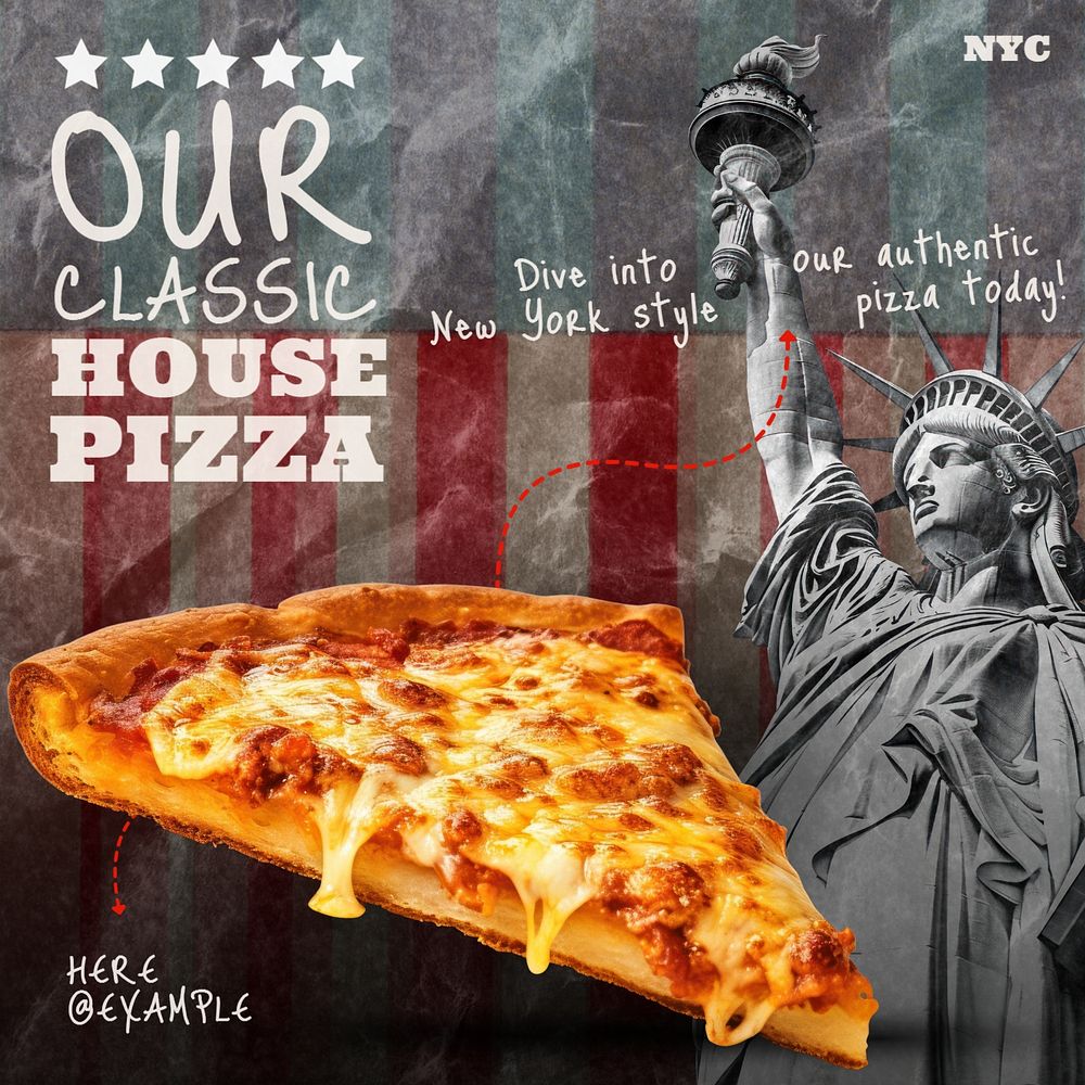 Pizza Facebook post template | Premium Editable Template - rawpixel