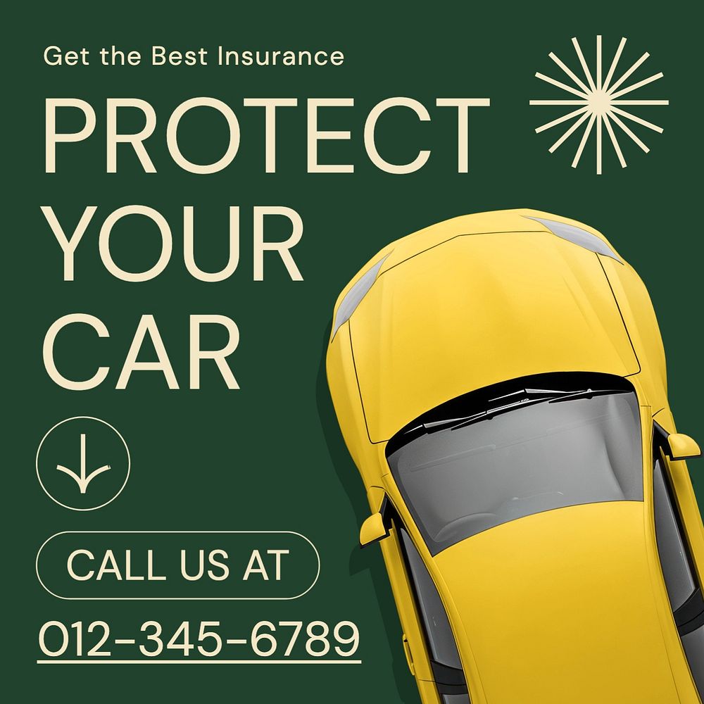 Motor insurance Designs | Free Editable Templates, Logos, Mockups ...