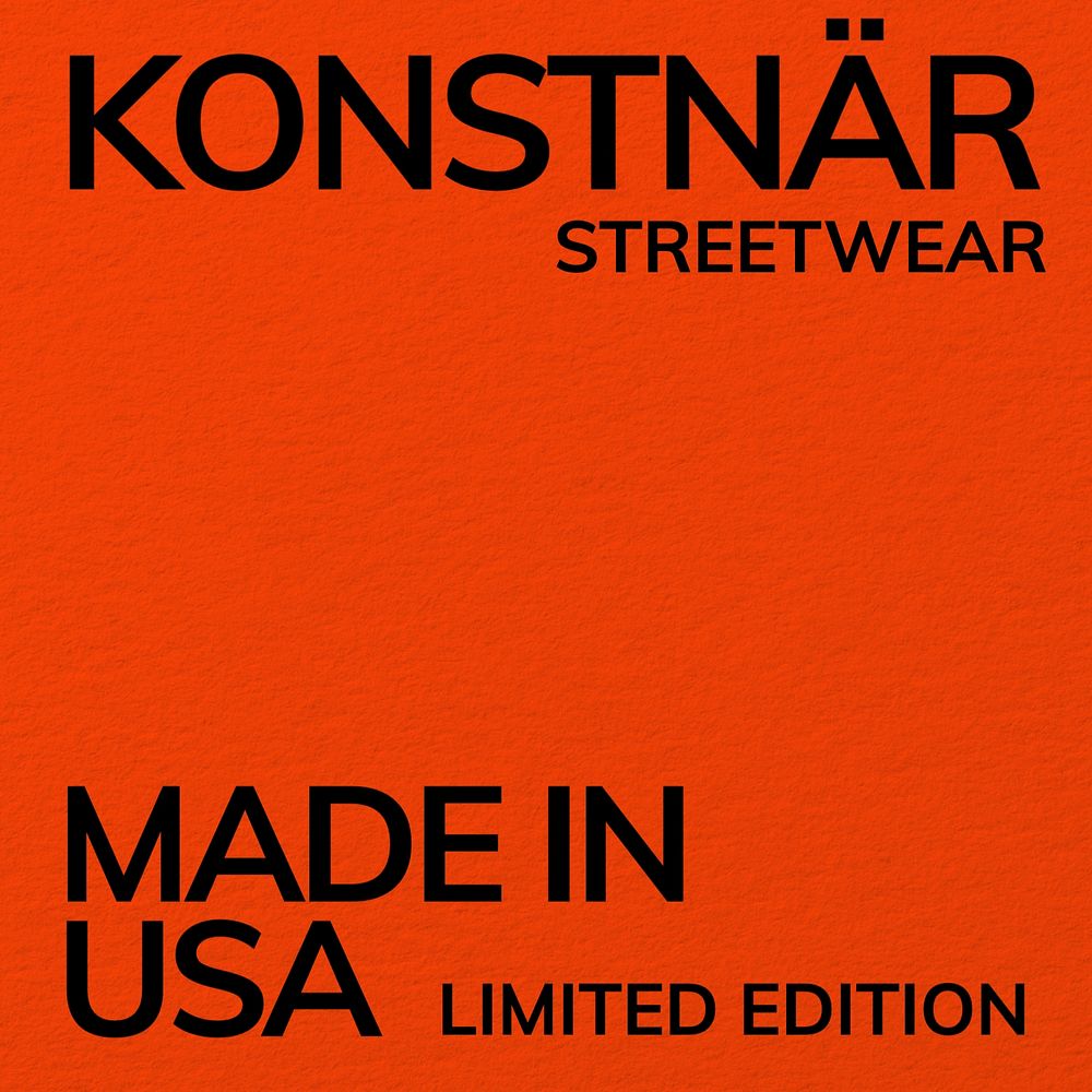 Streetwear label template, editable design | Premium Editable Template ...