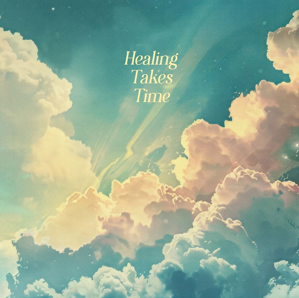 Healing takes time quote Instagram | Premium Editable Template - rawpixel