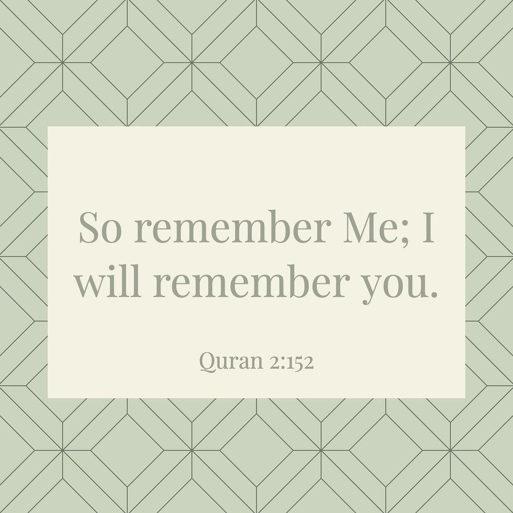 Islam quote Instagram post template | Premium Editable Template - rawpixel