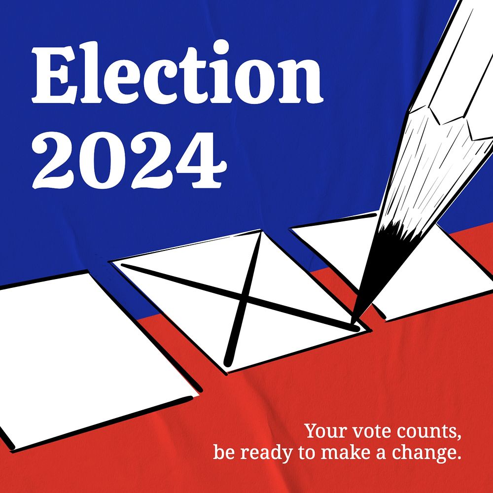 Election Instagram post template | Premium Editable Template - rawpixel