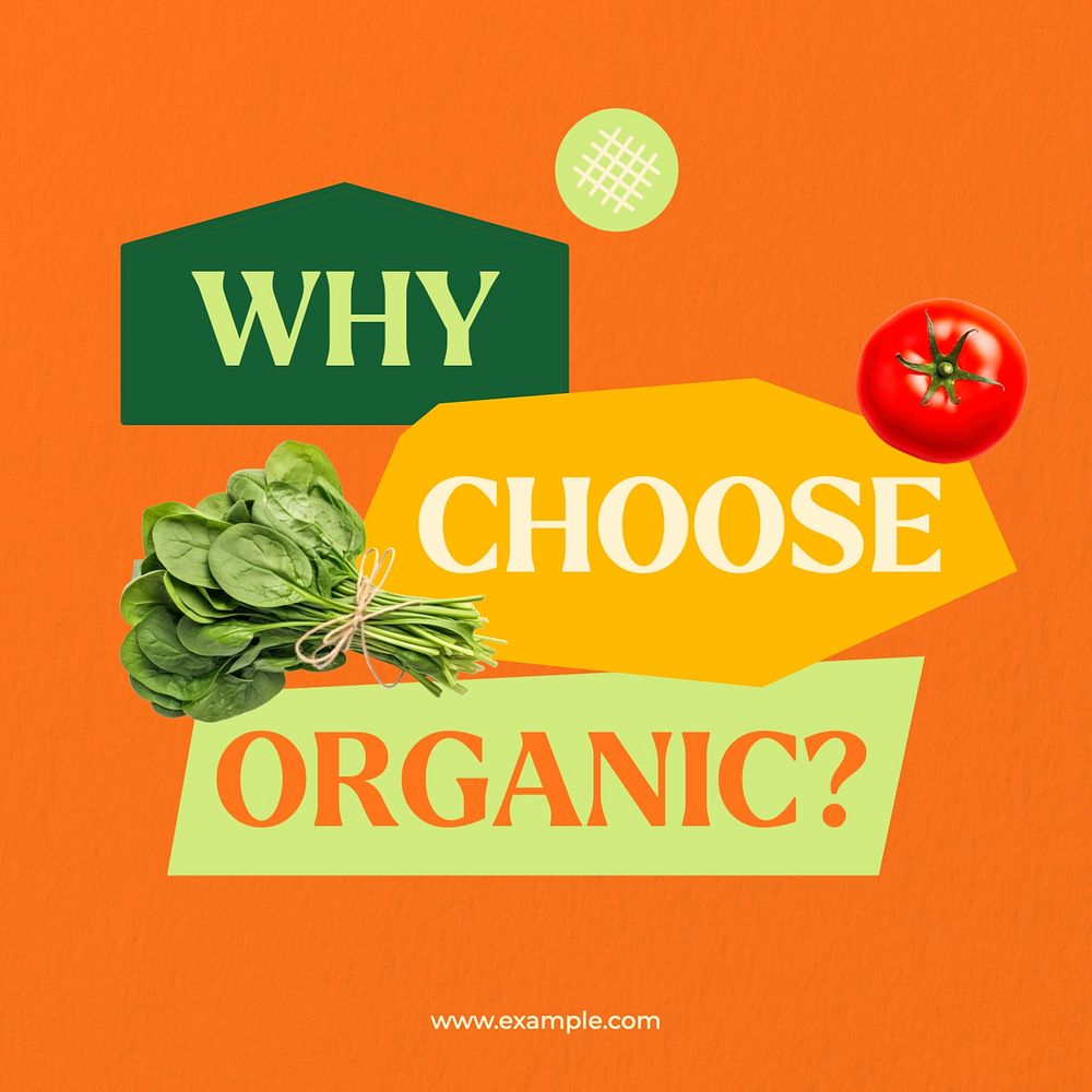 Organic blog Instagram post template | Premium Editable Template - rawpixel