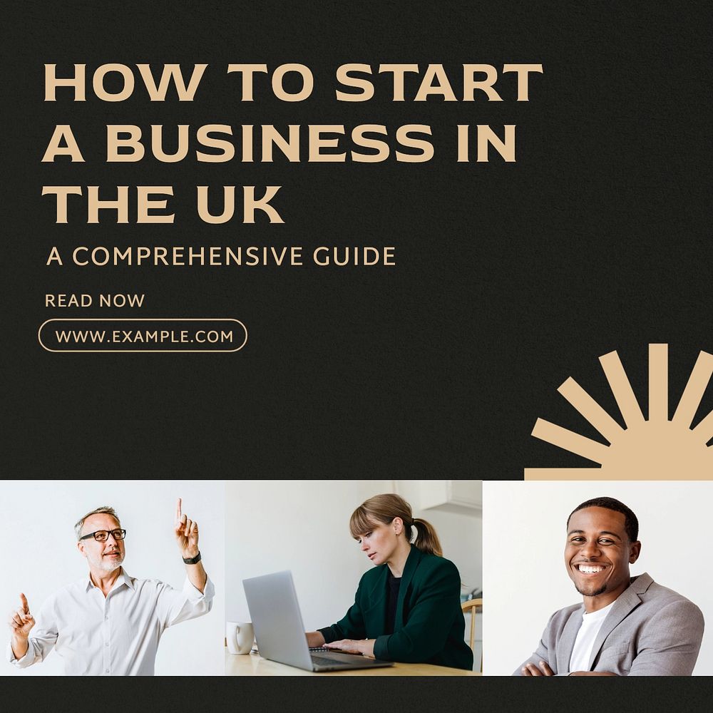 Business startup Instagram post template | Free Editable Template ...