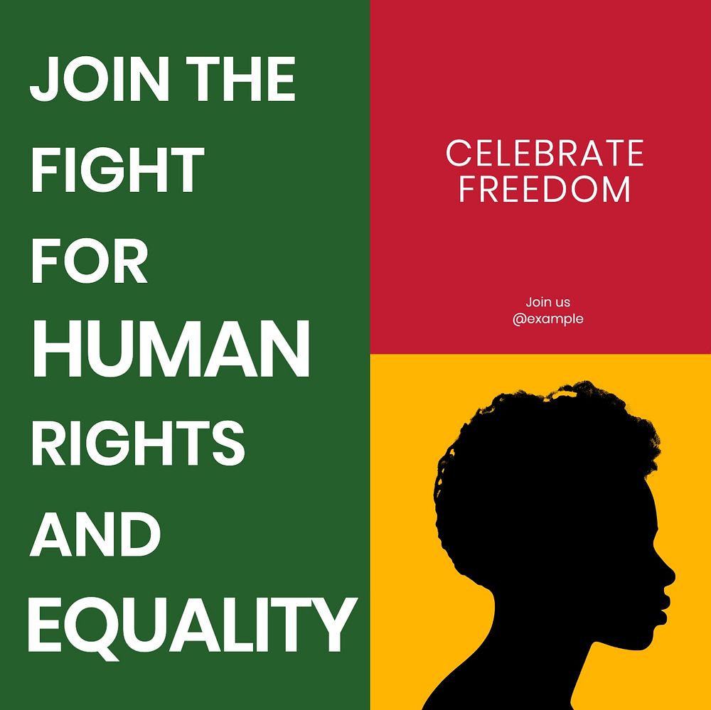 Celebrate freedom Instagram post template | Free Editable Template ...