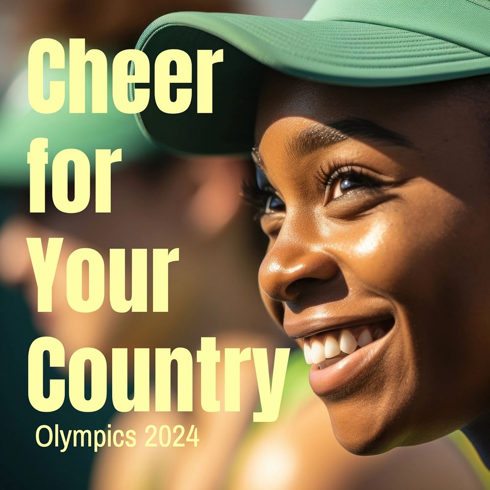 2024 Olympics Instagram post template | Premium Editable Template ...
