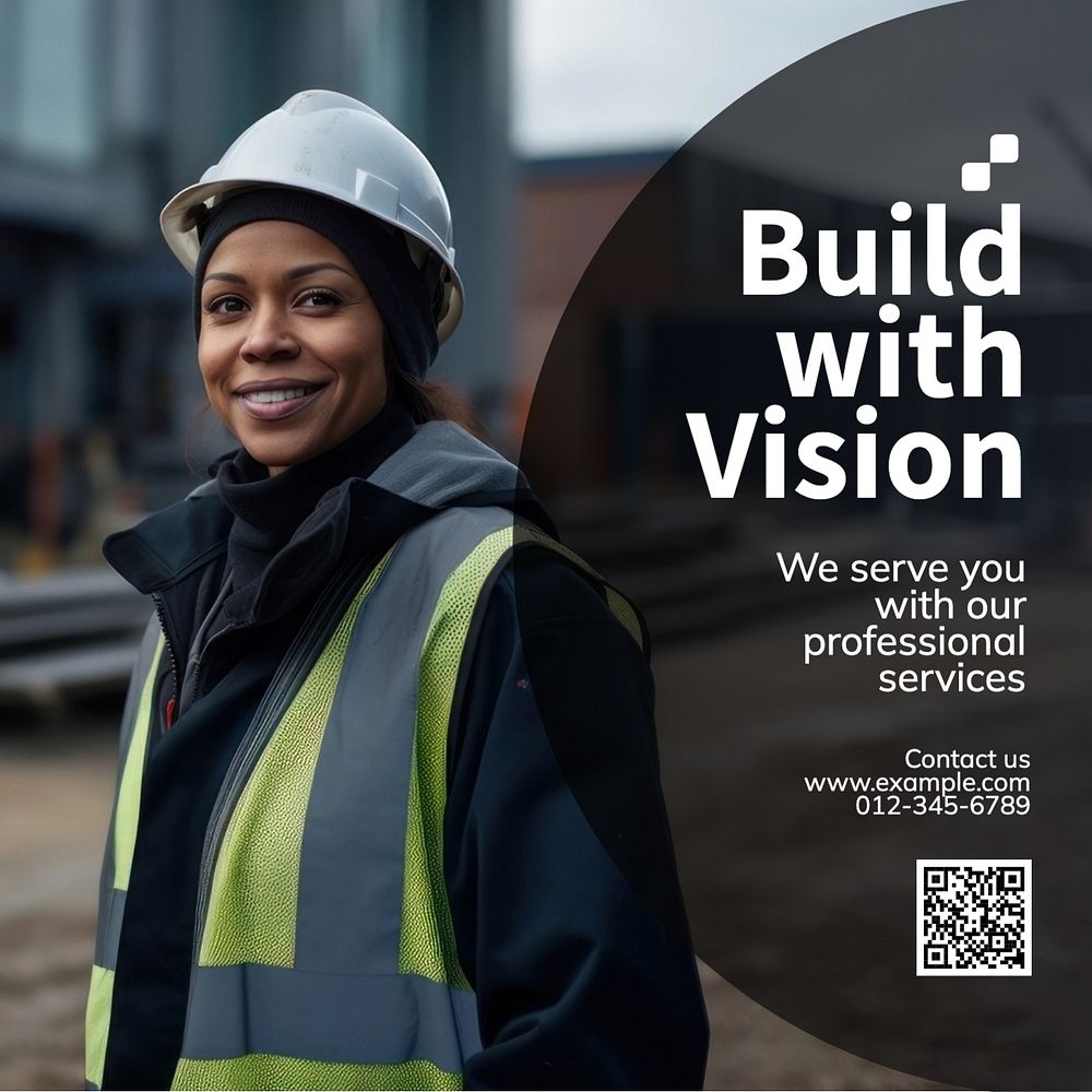 Company vision Instagram post template | Premium Editable Template ...