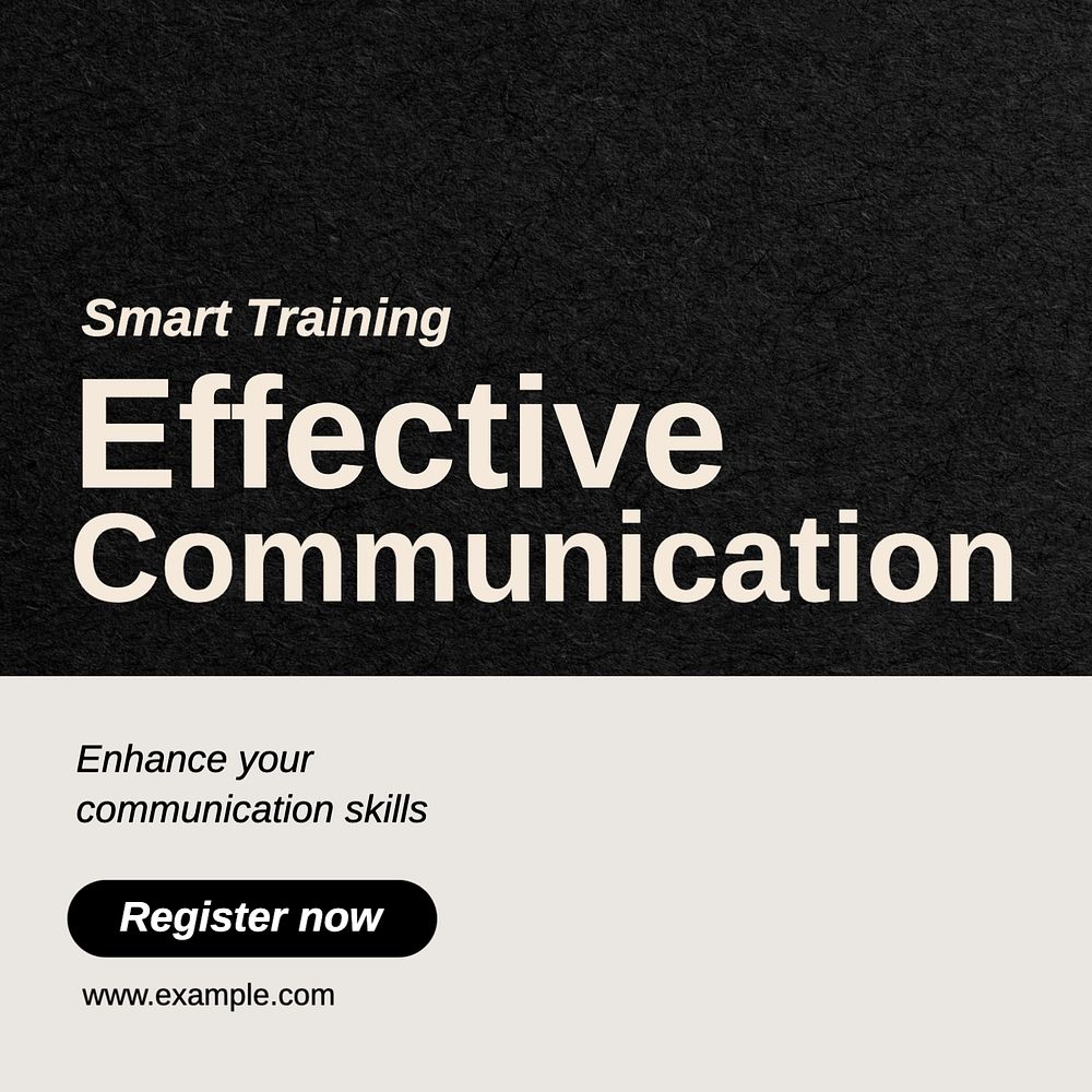 Effective communication Instagram post template | Premium Editable ...