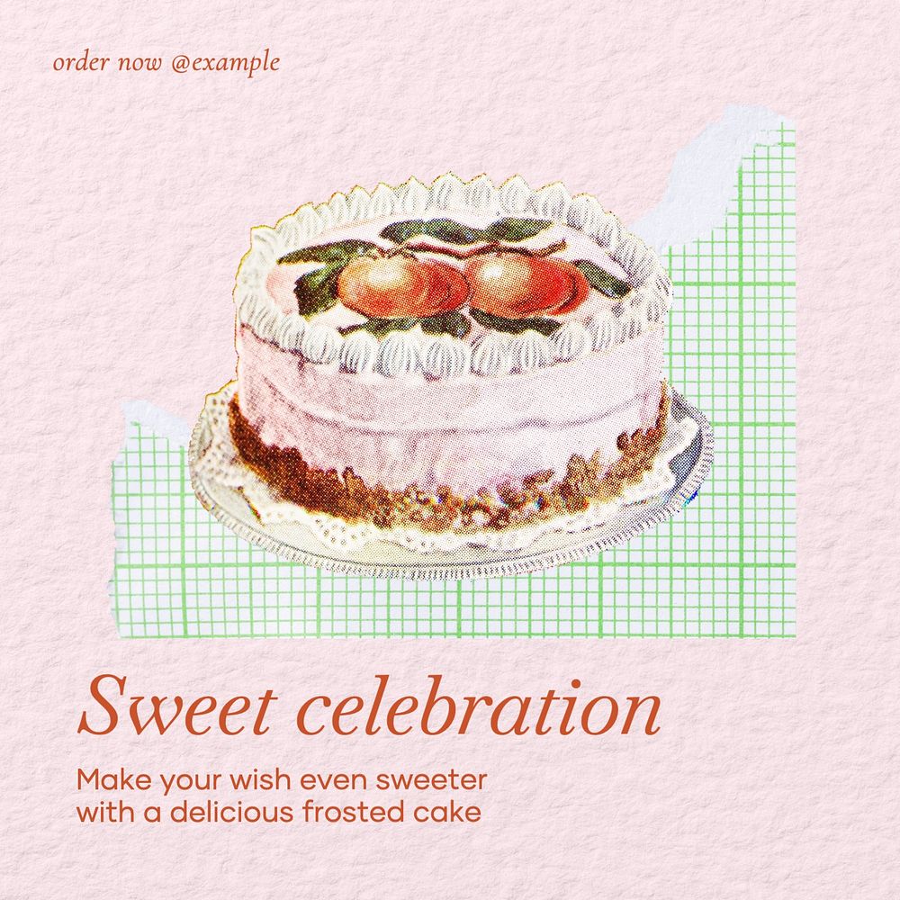 Couple baking Instagram post template | Premium Editable Template ...