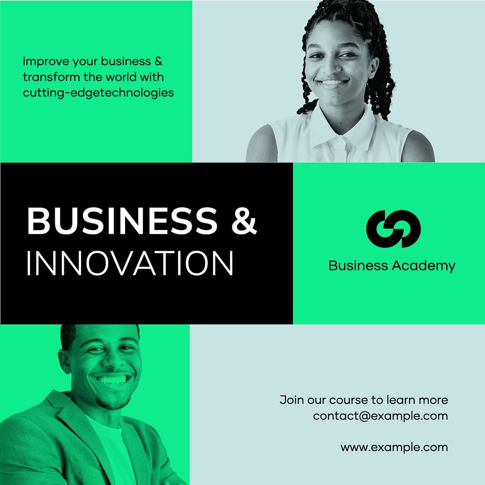 Business innovation Instagram post template | Premium Editable Template ...