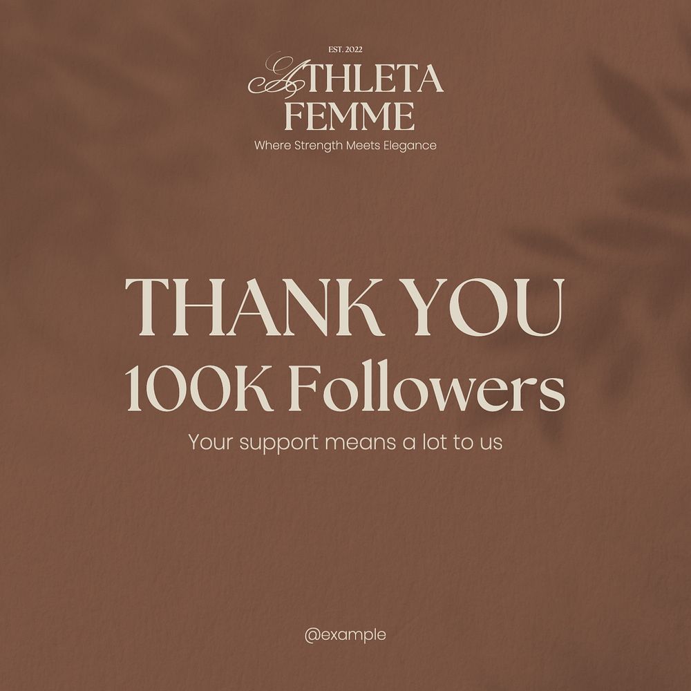 Thank You Followers Instagram Post Premium Editable Template Rawpixel