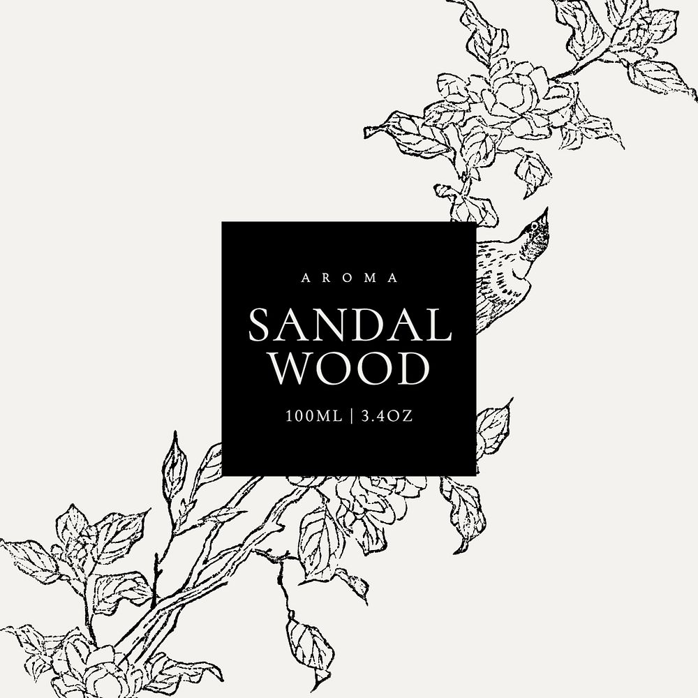 Perfume label template, editable business | Premium Logo Maker - rawpixel