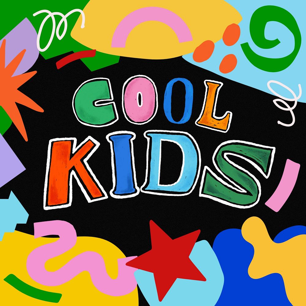 Cool kids Instagram post template | Premium Editable Template - rawpixel