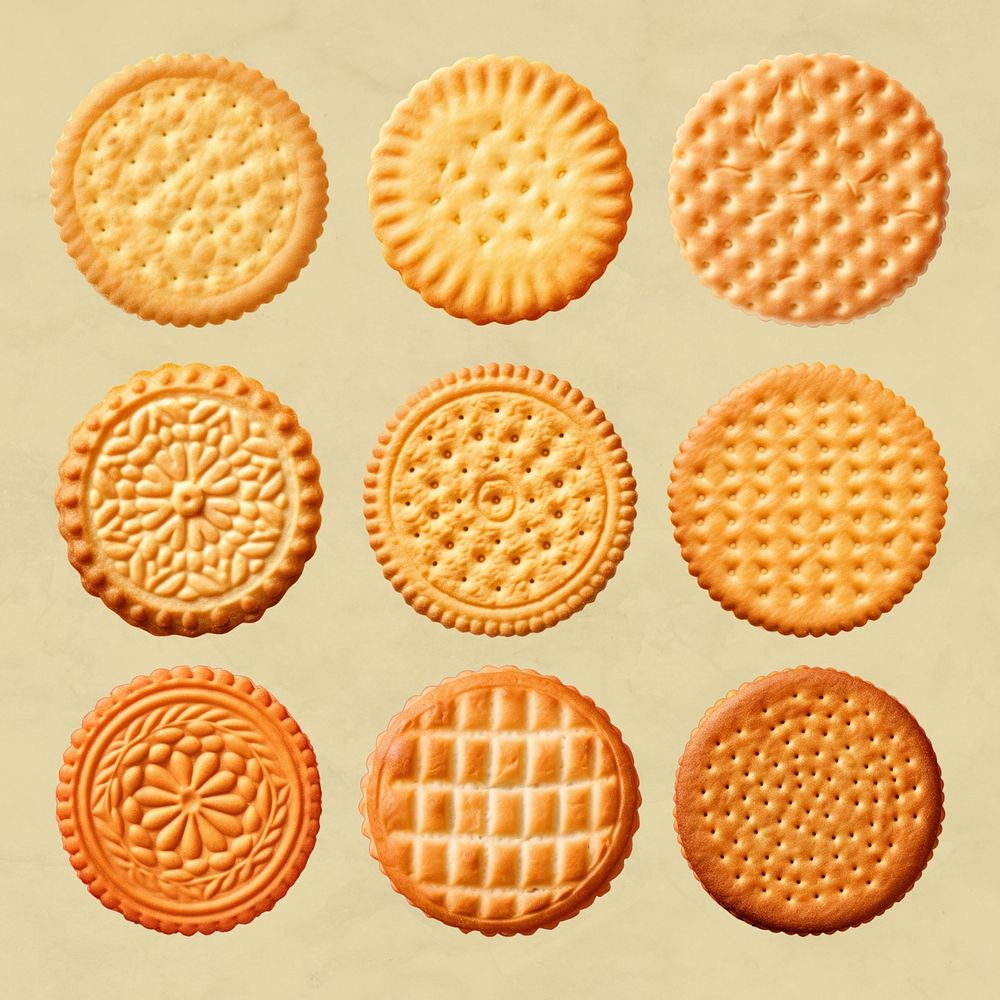 Bakery biscuit element set, editable | Premium Editable Design - rawpixel