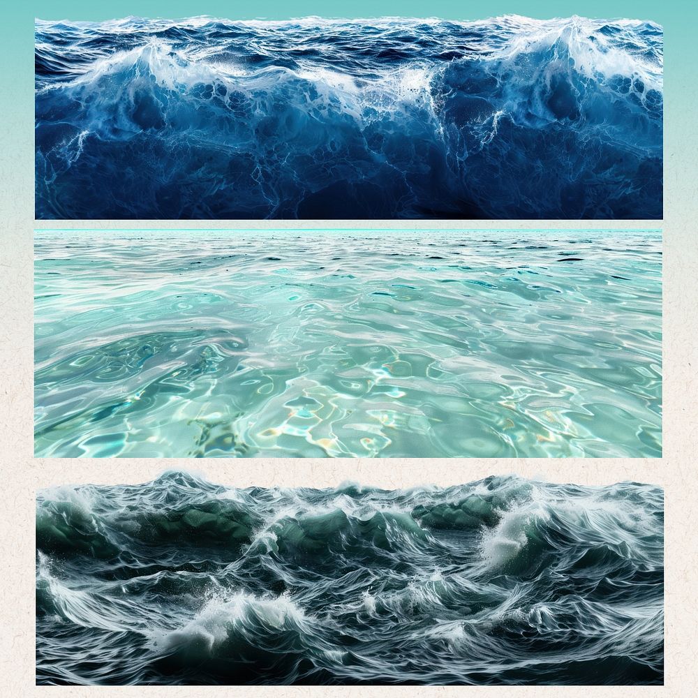 Editable ocean border design element | Premium Editable Design - rawpixel