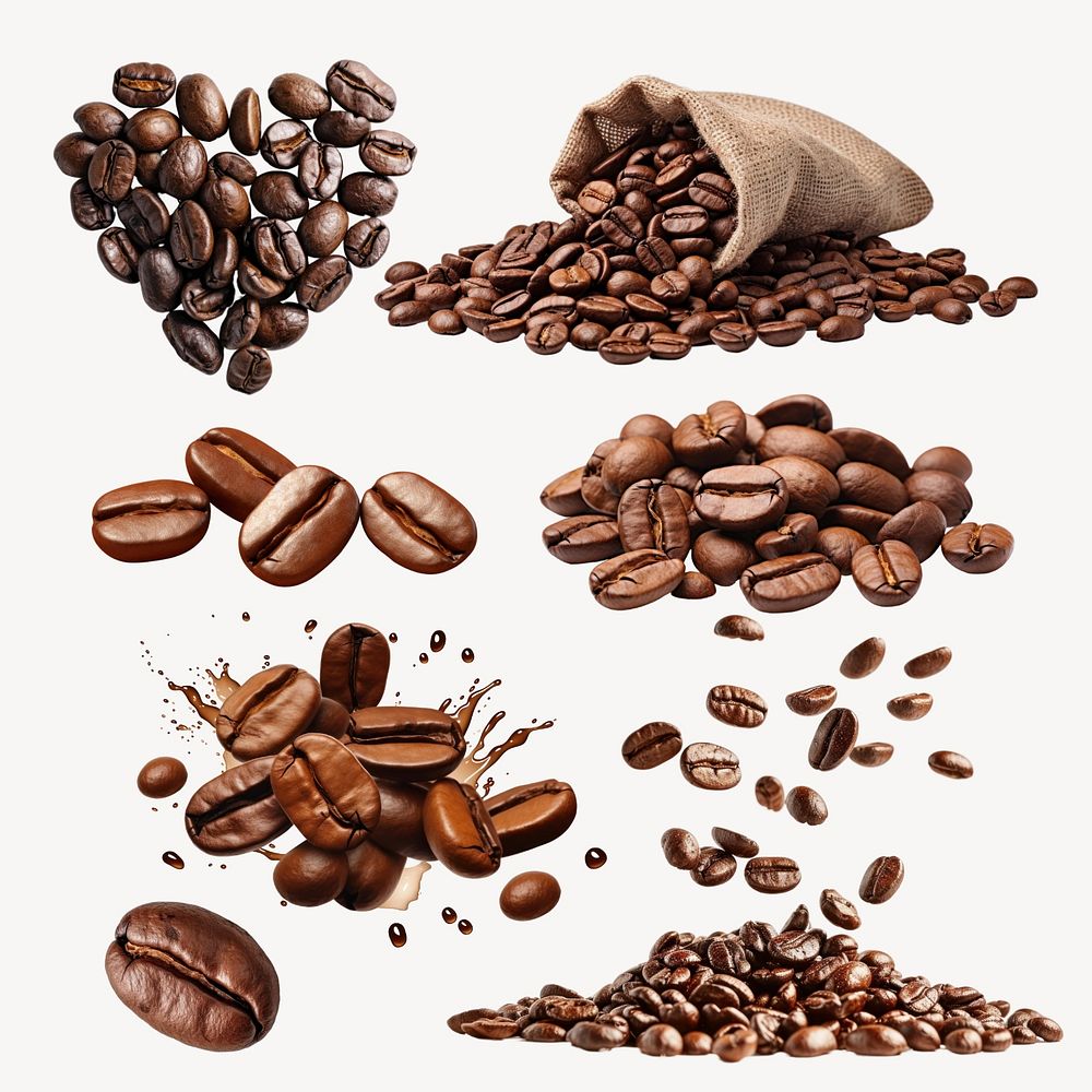 Editable coffee beans design element | Premium Editable Design - rawpixel