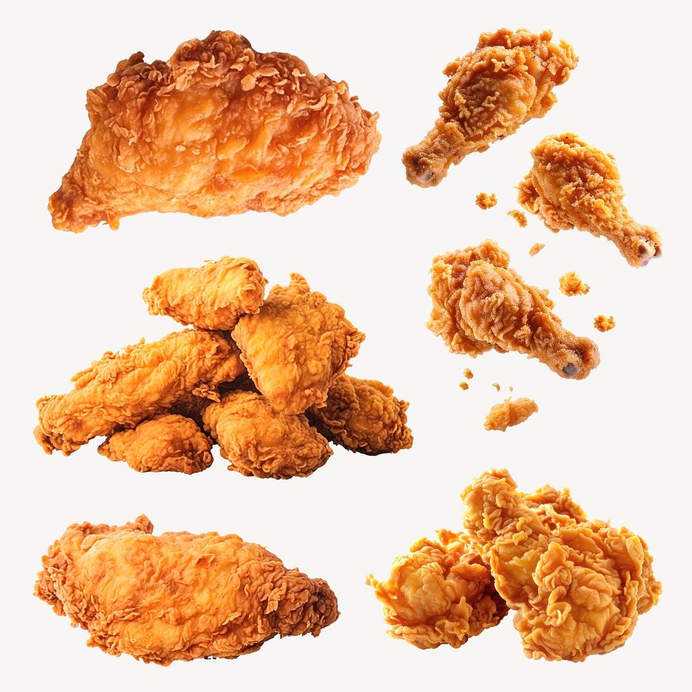 Editable fried chicken design element | Premium Editable Design - rawpixel