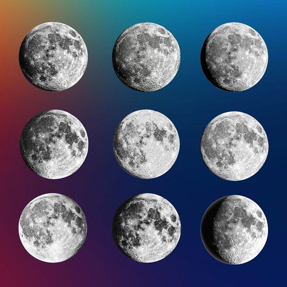Editable Full moon design element | Premium Editable Design - rawpixel