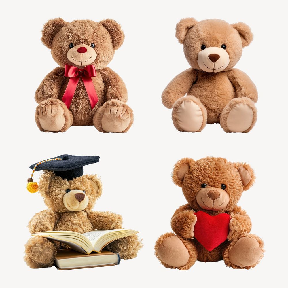 Editable teddy bear design element | Premium Editable Design - rawpixel