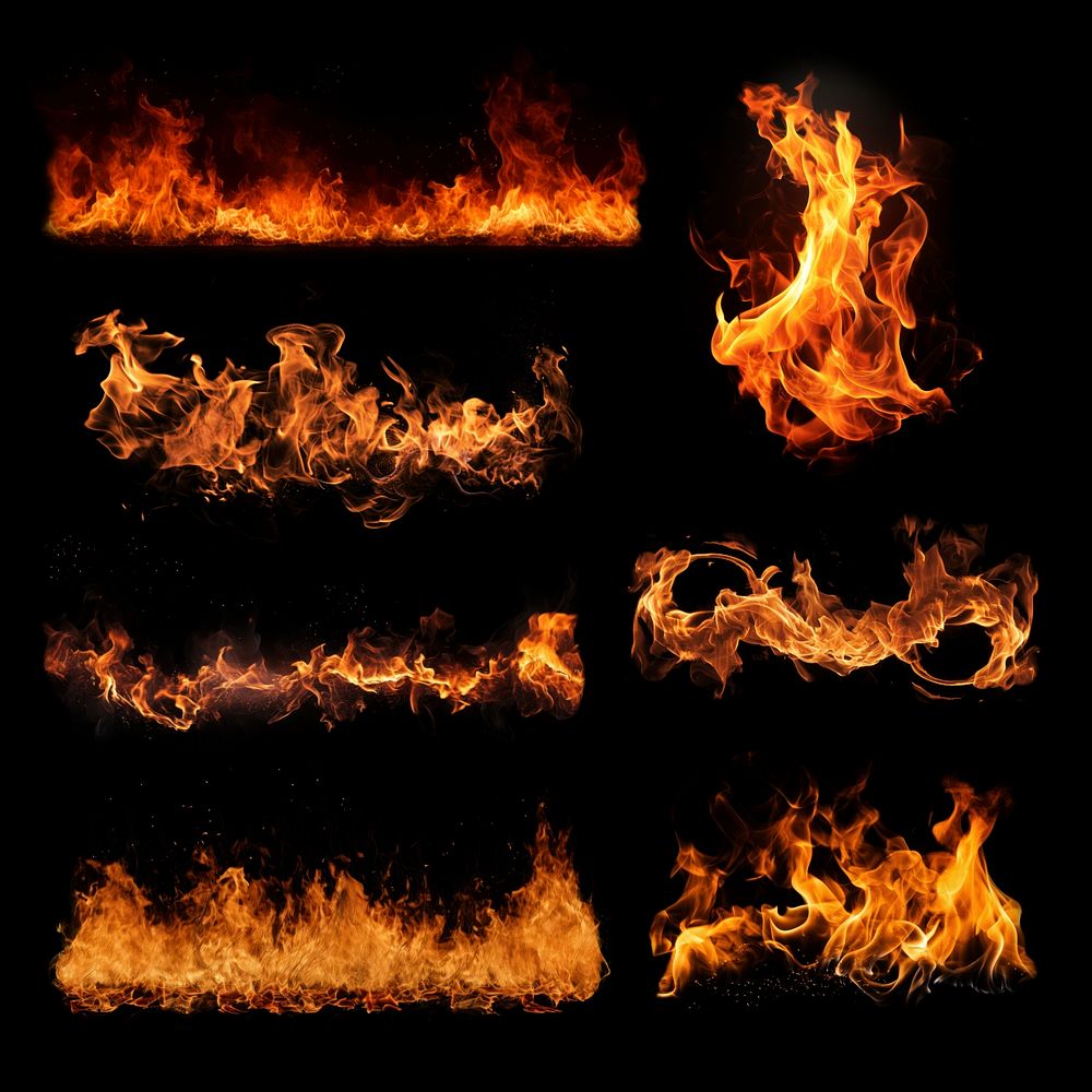 Editable fire effect design element | Premium Editable Design - rawpixel