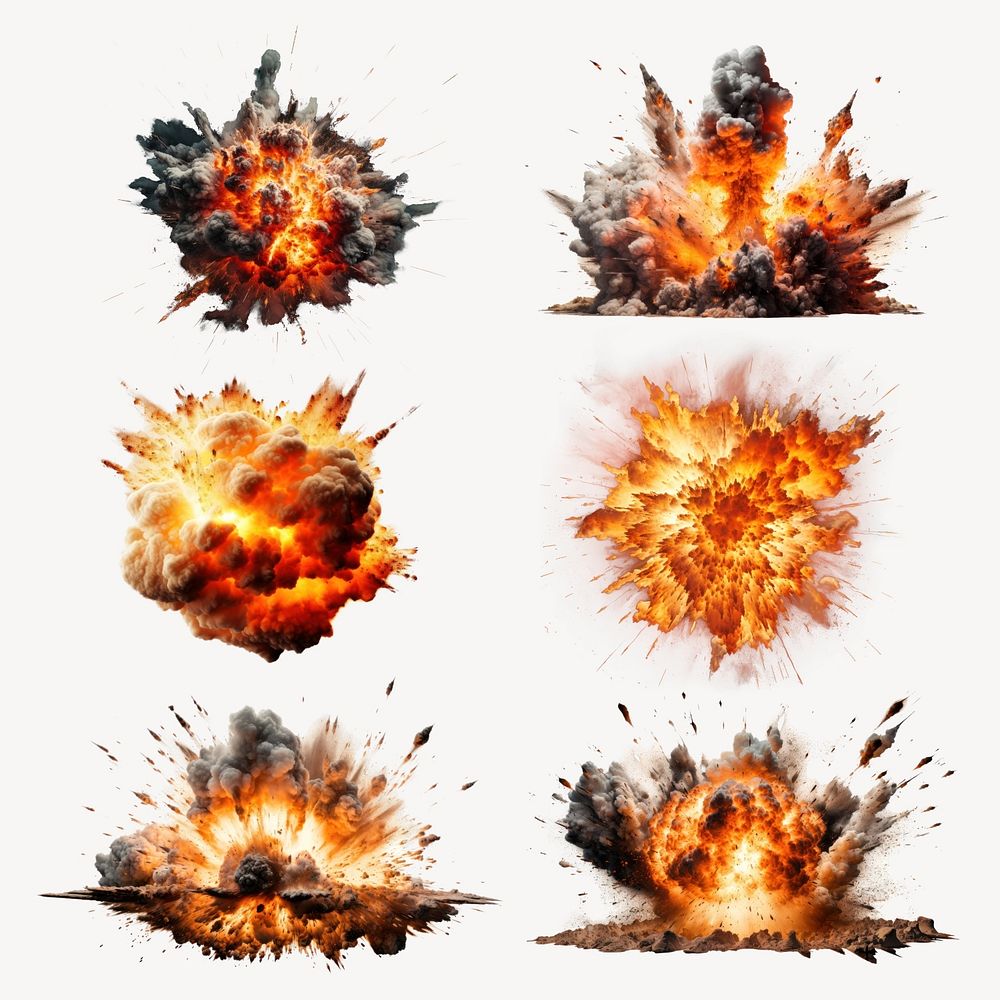 Editable fire explosion effect design | Premium Editable Design - rawpixel