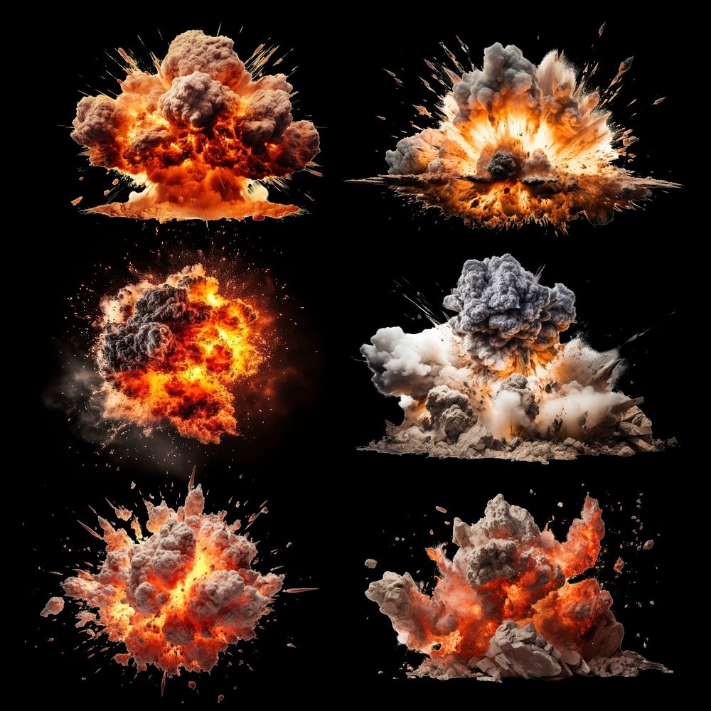 Editable fire explosion effect design | Premium Editable Design - rawpixel