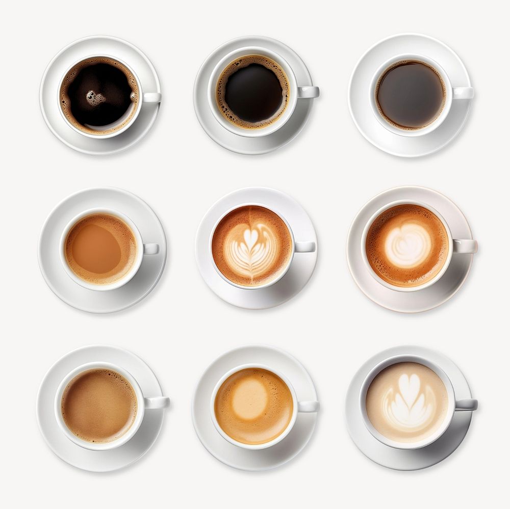 Editable coffee cup top view | Premium Editable Design - rawpixel