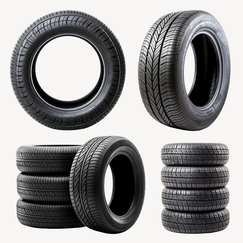 Editable car tire design element | Premium Editable Design - rawpixel