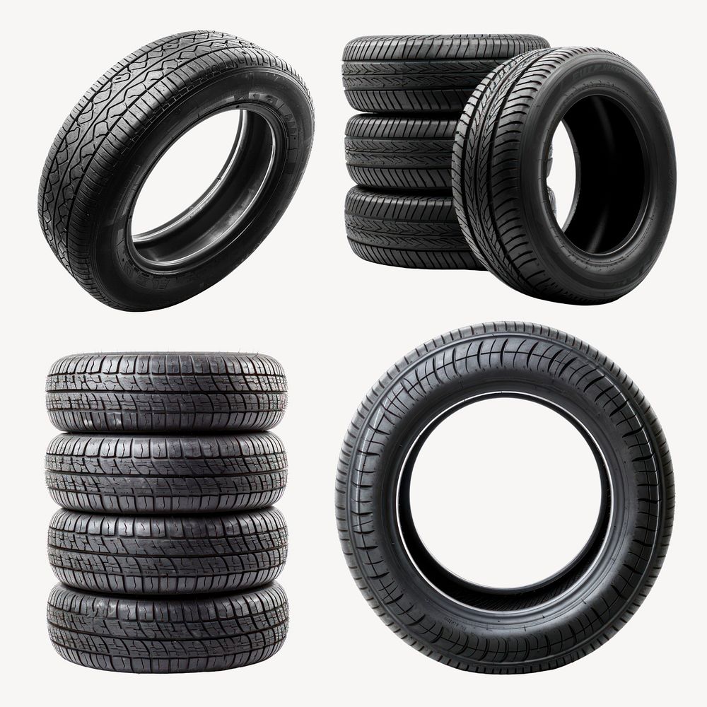 Editable car tire design element | Premium Editable Design - rawpixel