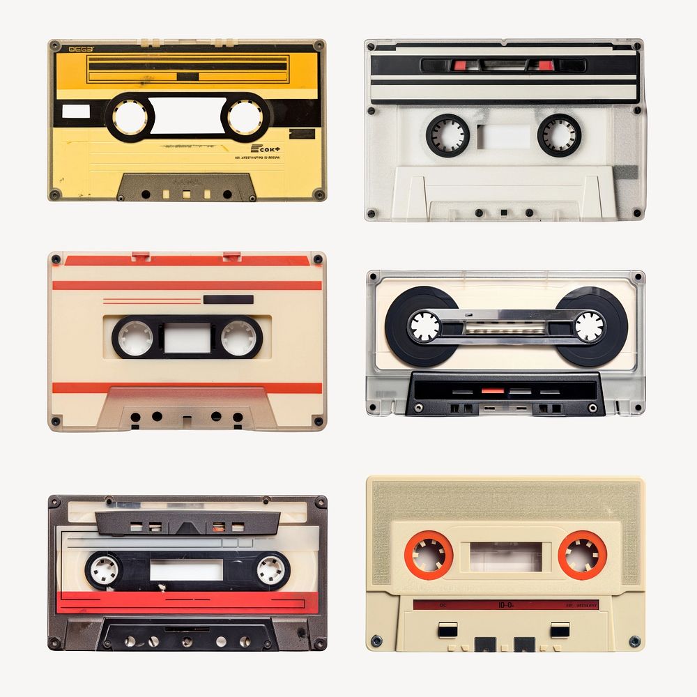 Editable vintage cassette tape design | Premium Editable Design - rawpixel