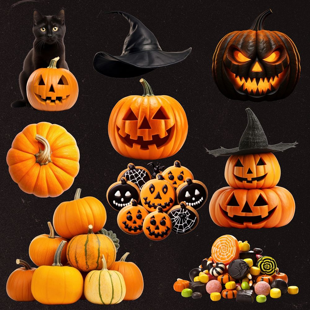 Editable hallowed day design element | Premium Editable Design - rawpixel