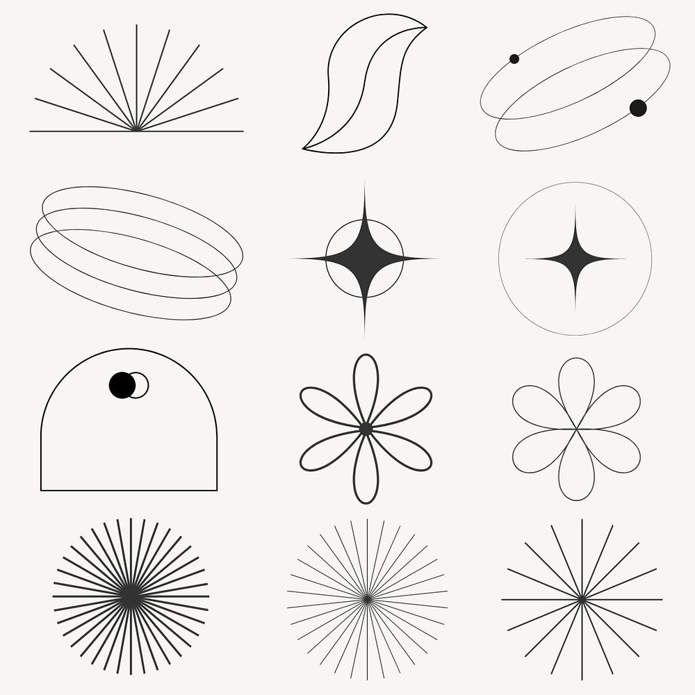 Editable futuristic shape design element | Premium Editable Design ...