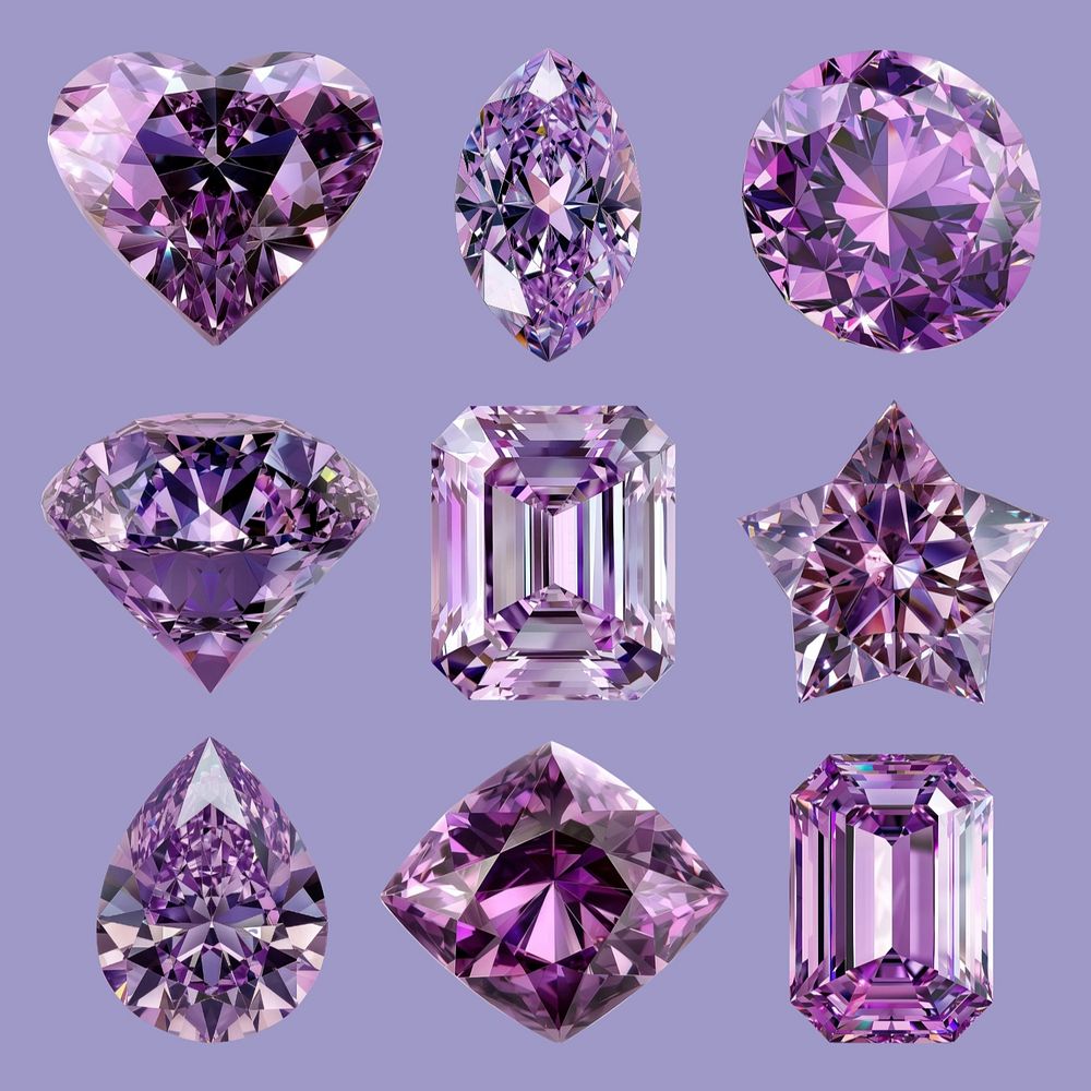 Editable purple diamond design element | Premium Editable Design - rawpixel