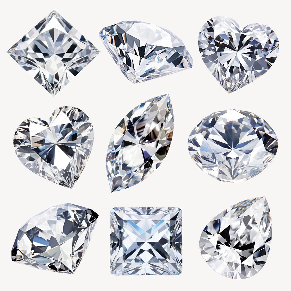 Editable diamond jewelry design element | Premium Editable Design ...