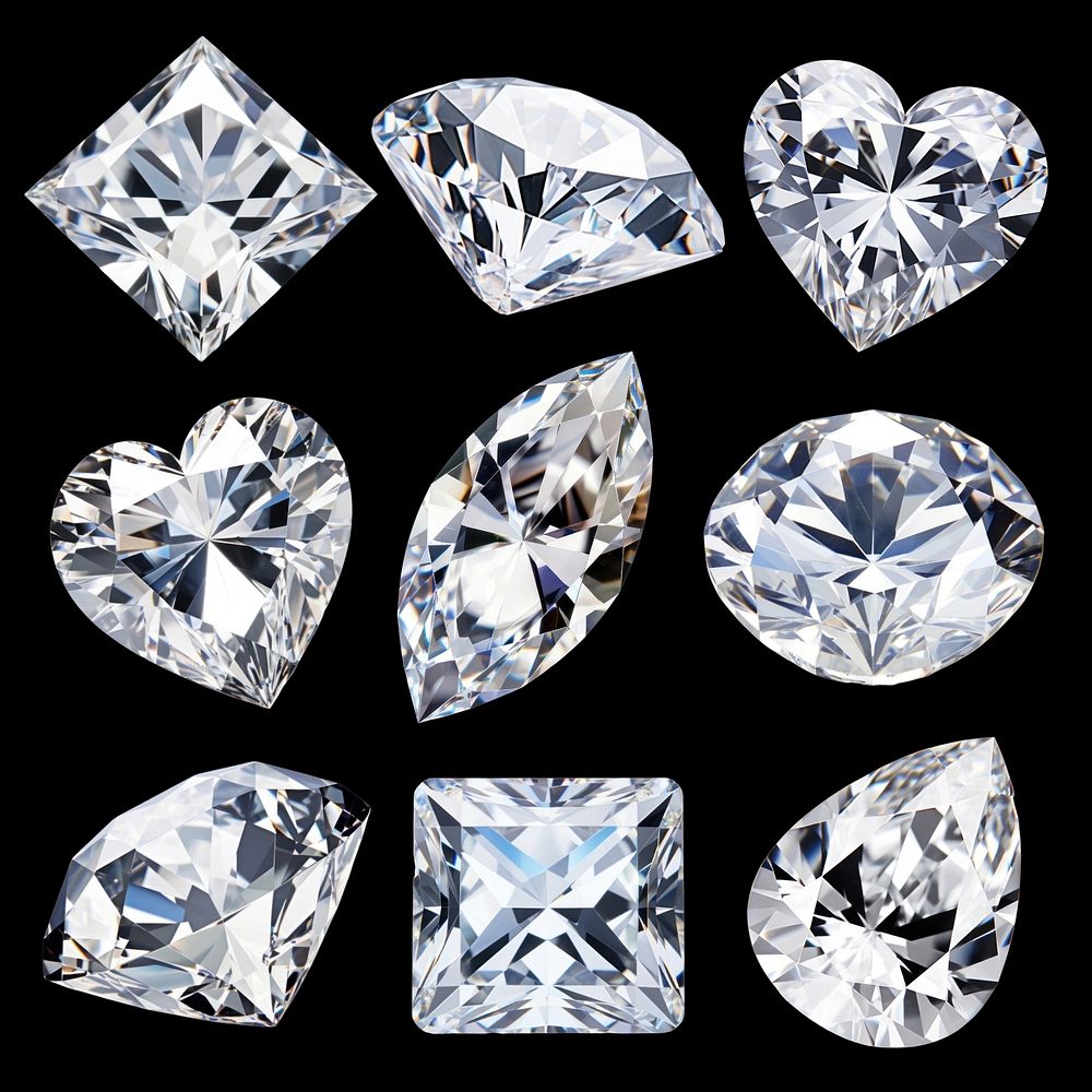 Editable diamond jewelry design element | Premium Editable Design ...