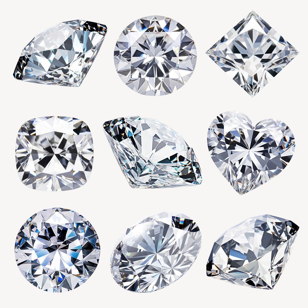 Editable diamond jewelry design element | Premium Editable Design ...