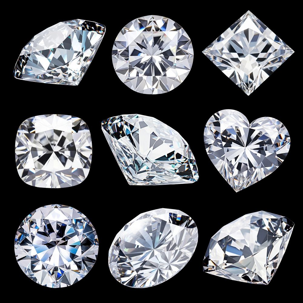 Editable diamond jewelry design element | Premium Editable Design ...