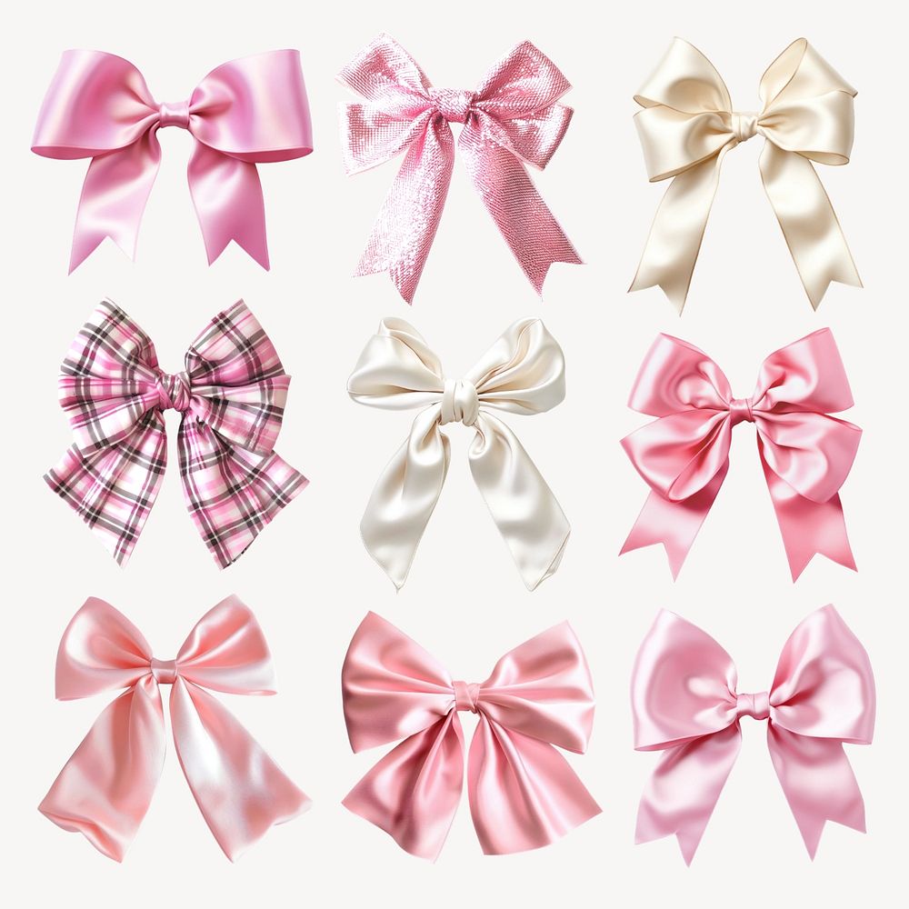 Editable Pink ribbon bow design | Premium Editable Design - rawpixel