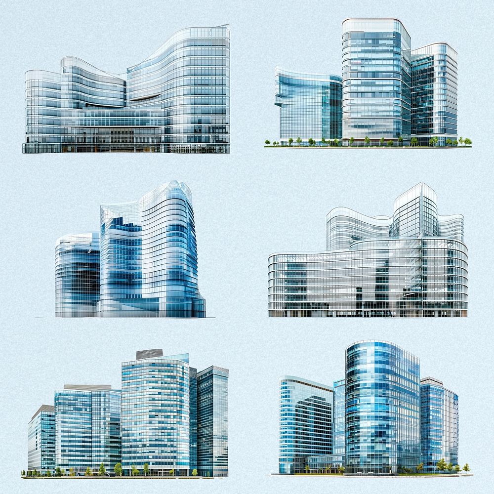 Editable modern office building design | Premium Editable Design - rawpixel