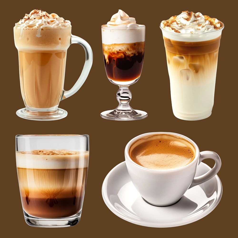 Editable coffee design element set | Free Editable Design - rawpixel