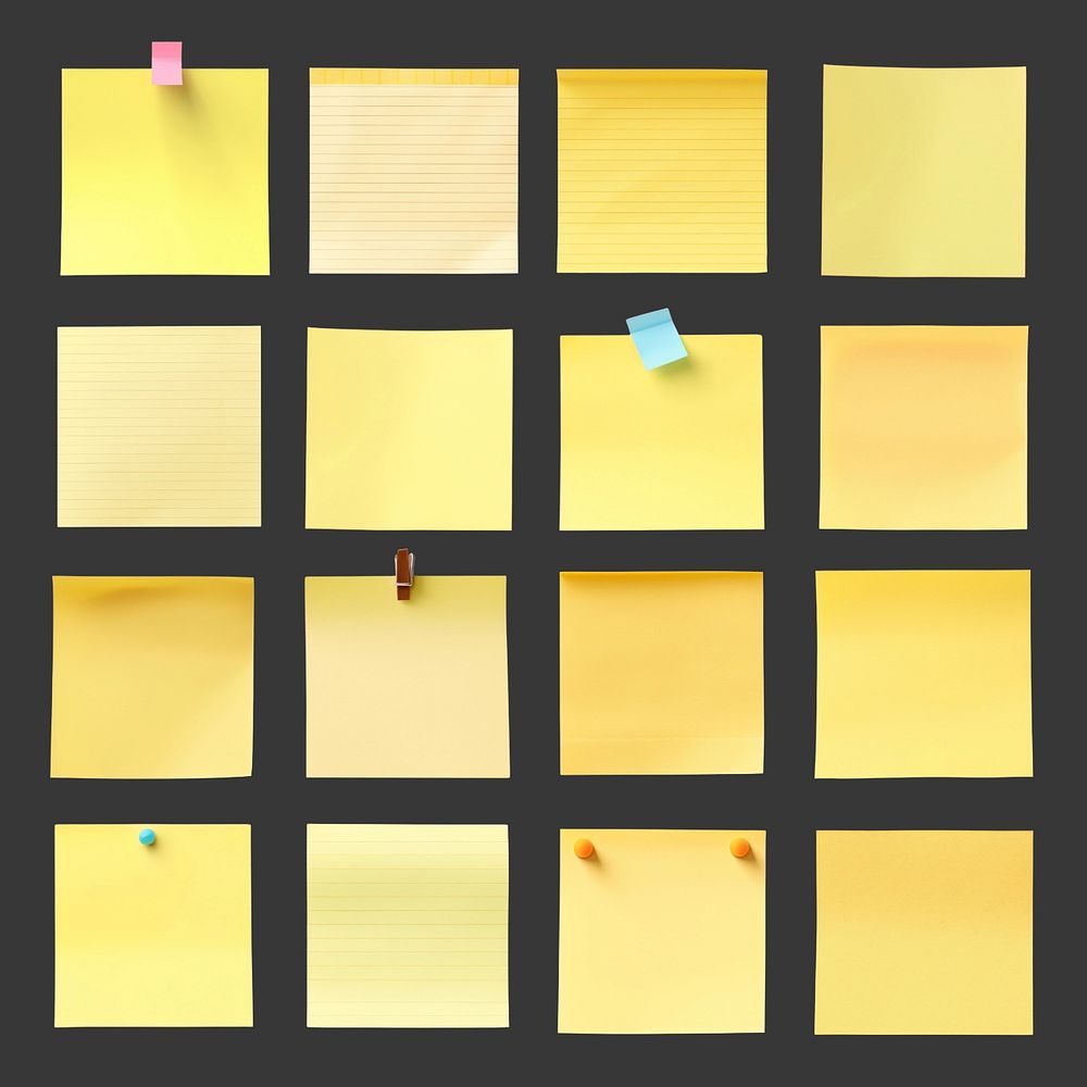 Yellow sticky note, editable design | Premium Editable Design - rawpixel