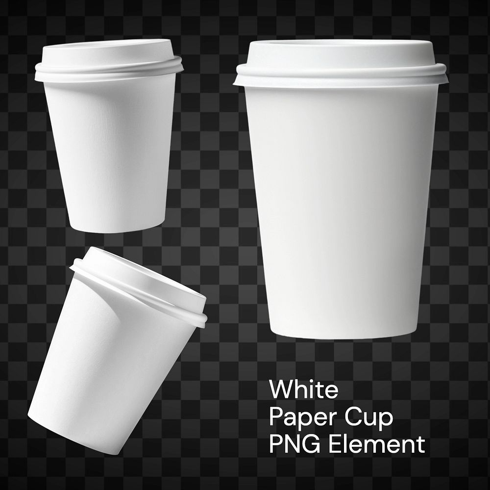 White paper coffee cup, editable | Premium Editable Design - rawpixel