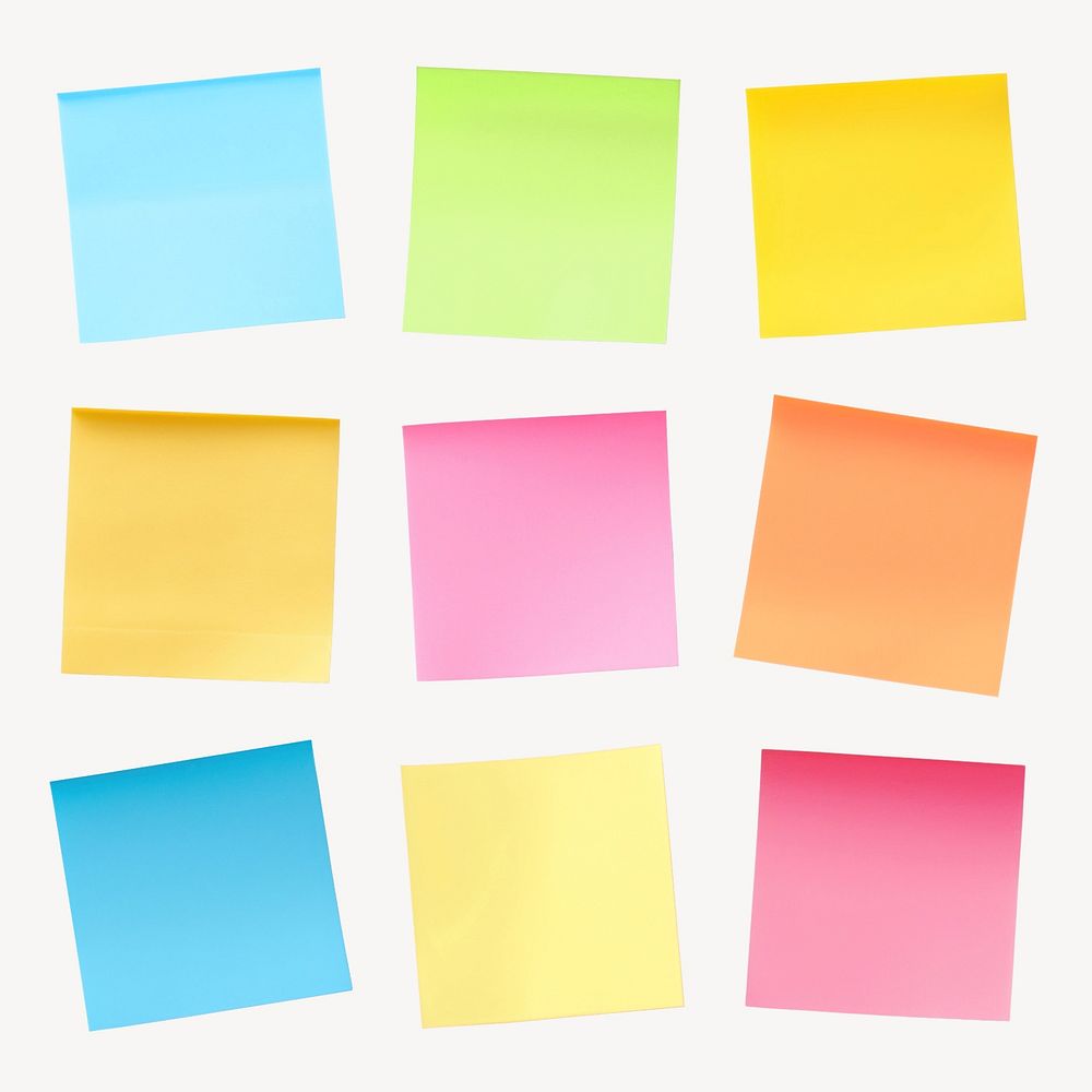 Colorful sticky note, editable design | Premium Editable Design - rawpixel