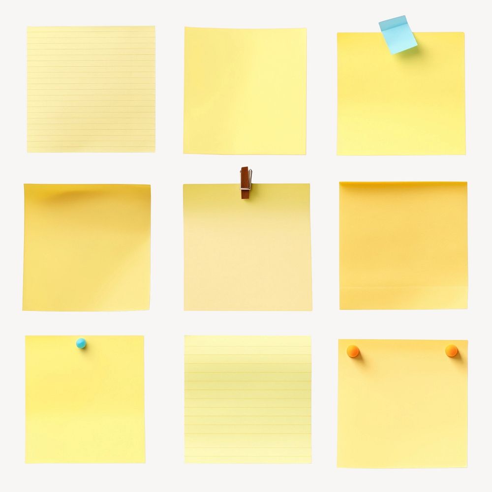 Yellow sticky note, editable design | Premium Editable Design - rawpixel