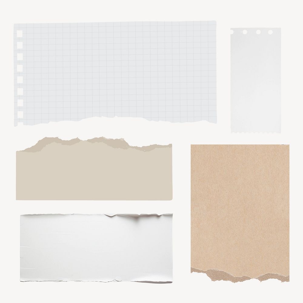 Rectangle ripped paper, editable design | Premium Editable Design ...