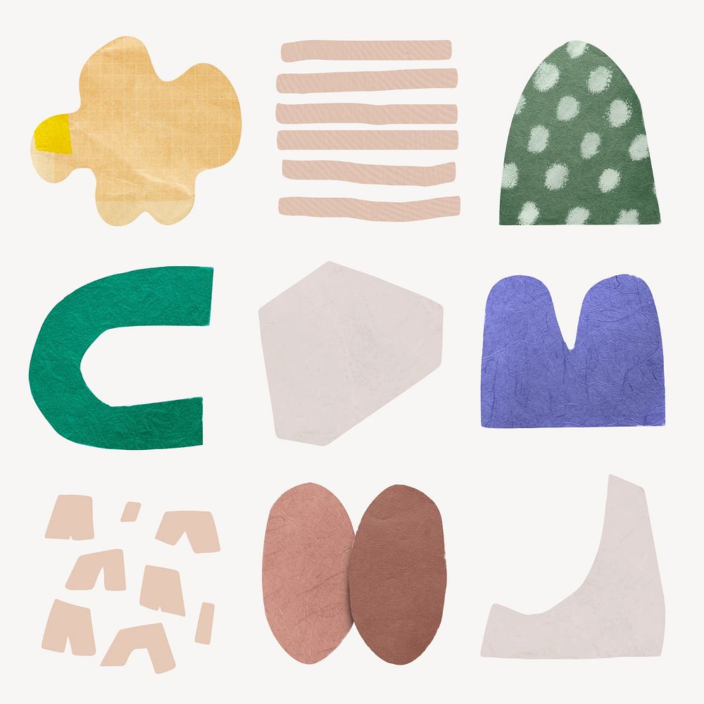 Cute paper craft collage, editable | Premium Editable Design - rawpixel