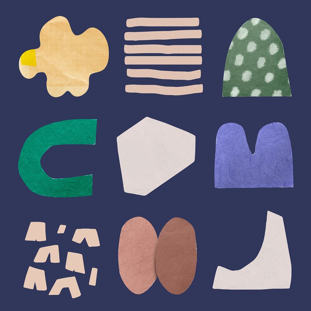 Cute paper craft collage, editable | Premium Editable Design - rawpixel