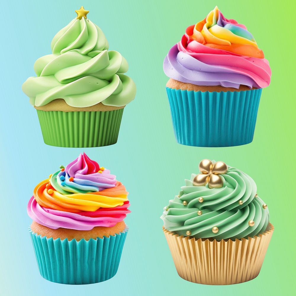 Cupcake, editable design element remix | Premium Editable Design - rawpixel