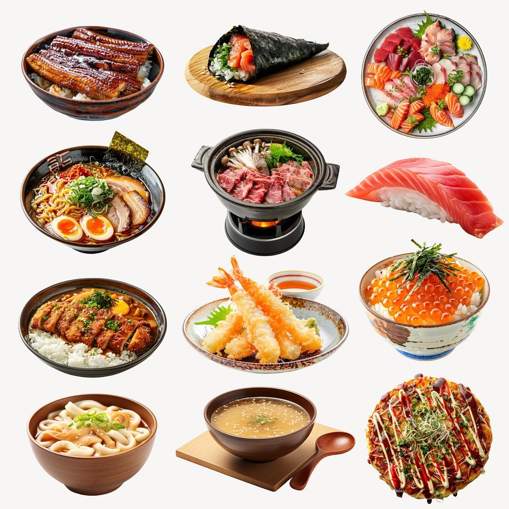 Editable Japanese food design element | Premium Editable Design - rawpixel